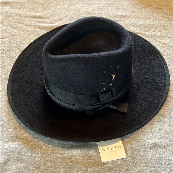 Wyeth | Accessories | Nwt Wyeth Atlas Fedora Hat In Midnight Blue ...